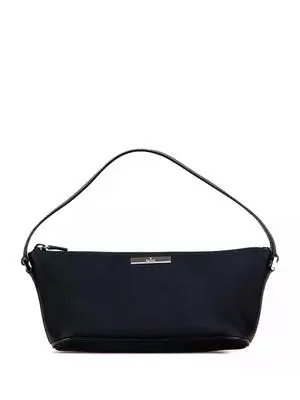 Gucci 2000-2015 Nylon Boat Shoulder Bag - Black