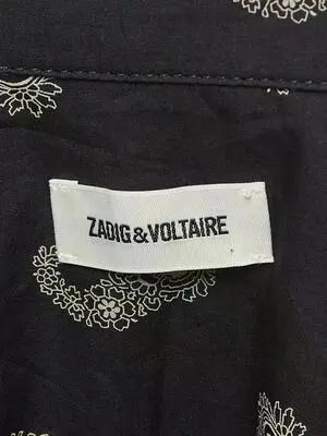 Zadig&Voltaire Tamara Paisley Print Shirt - Black