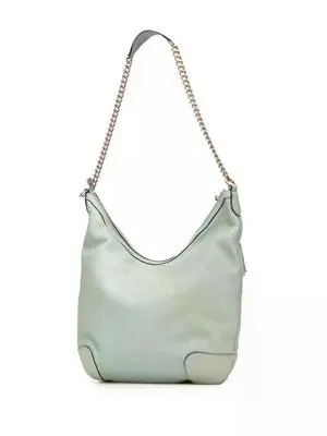 Gucci Leather Soho Chain Shoulder Bag - Blue