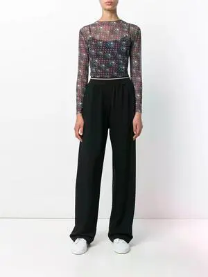 JEAN PAUL GAULTIER Sheer Printed Top