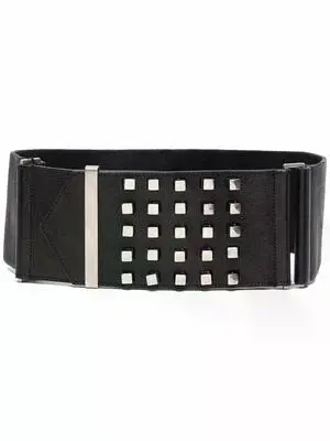 Gianfranco Ferre 1990s Studded Waist Belt - Black