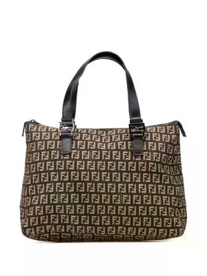 Fendi 2000-2010 Zucchino Canvas Tote Bag