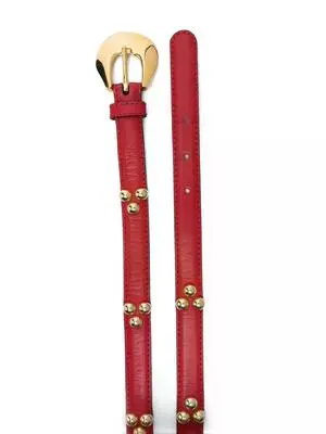 Saint Laurent 1990s Studded Leather Belt