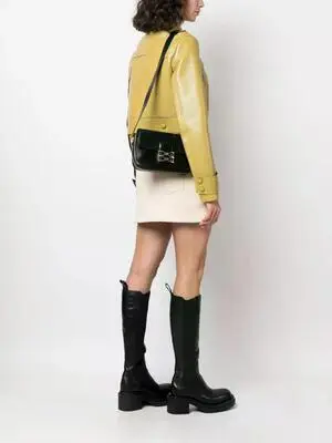 Celine 1970s Horsebit-detailed Leather Shoulder Bag