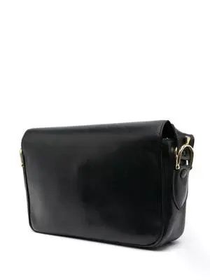 Celine 1970s Horsebit-detailed Leather Shoulder Bag