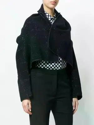 Comme Des Garçons Cropped Cape Jacket