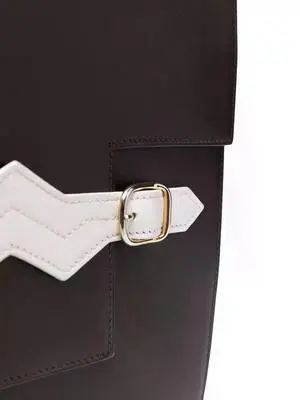 Hermès 1984 Appliqué Hand Strap Clutch - Brown