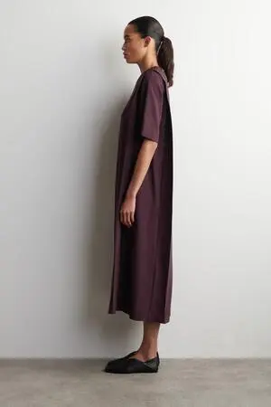 Cos Layered Straight-cut Midi Dress