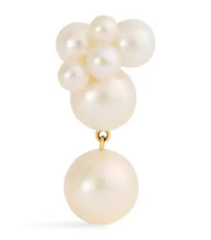 Sophie Bille Brahe Bisou Perle Single Earring - Gold