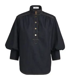 Zimmermann Tie Detailed Shirts For Women