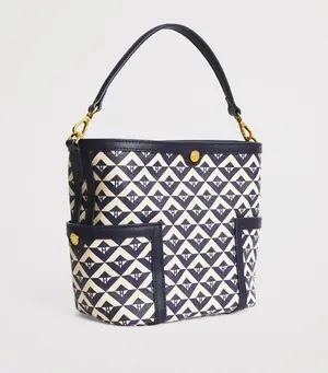 Harrods Geometric Bucket Bag