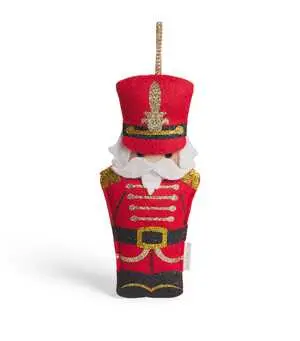 SKETCH.SWITCH.LOVE Nutcracker Tree Decoration - Red