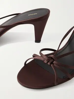 NEOUS Motha Satin Sandals