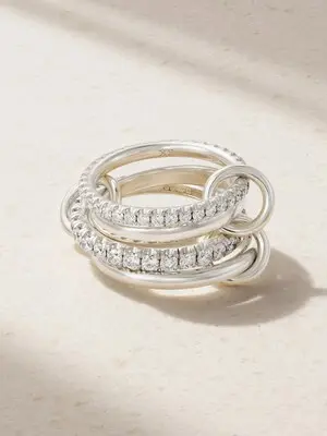 SPINELLI KILCOLLIN Halley Sterling Diamond Ring - Silver