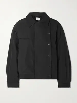 DEIJI STUDIOS Padded Lapel Tencel™ Lyocell And Cotton-blend Jacket
