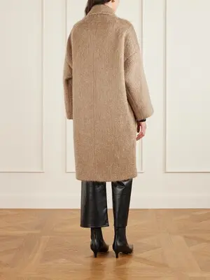 JOSEPH Alger Brushed Wool And Mohair-blend Coat