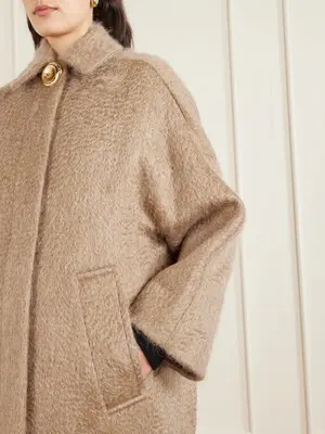 JOSEPH Alger Brushed Wool And Mohair-blend Coat