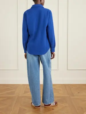 GOD’S TRUE CASHMERE Cashmere Shirt With Lapis Lazuli Stones