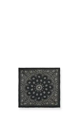 Chrome Hearts Silk Paisley Scarf - Black