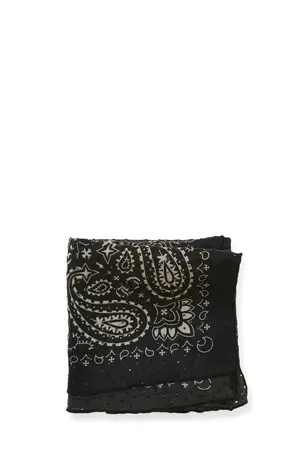 Chrome Hearts Silk Paisley Scarf