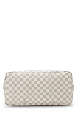 LOUIS VUITTON Damier Azur Neverfull Nm Tote - Pink