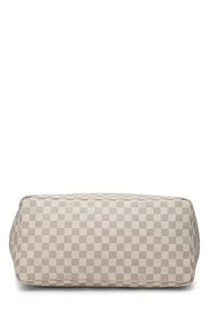 LOUIS VUITTON Damier Azur Neverfull Nm Tote - Pink
