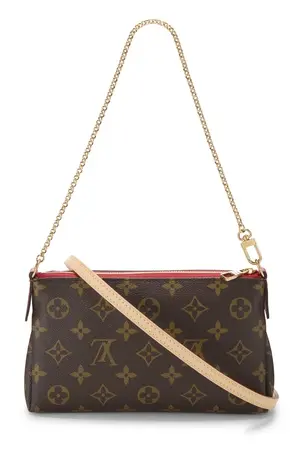 LOUIS VUITTON Monogram Pallas Clutch - Red