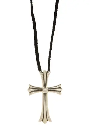 Chrome Hearts Sterling Cross Pendant Necklace
