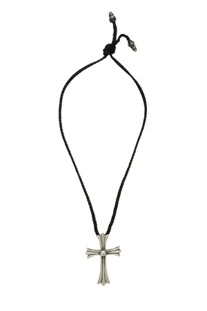 Chrome Hearts Sterling Cross Pendant Necklace - Silver