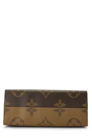 LOUIS VUITTON Giant Monogram Reversed On The Go - Brown