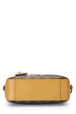 LOUIS VUITTON Damier Ebene Santa Monica Crossbody - Yellow