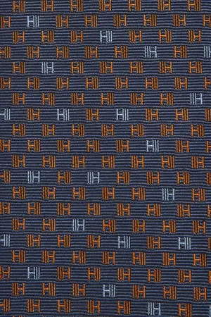 Hermès Jacquard Tie - Blue