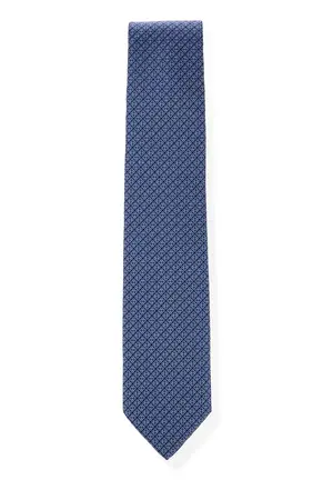 Hermès Jacquard Tie - Blue