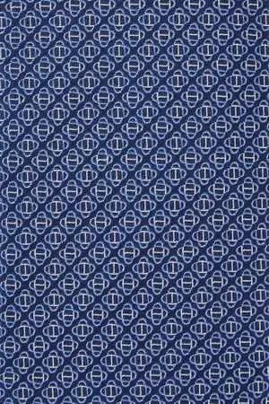 Hermès Jacquard Tie - Blue