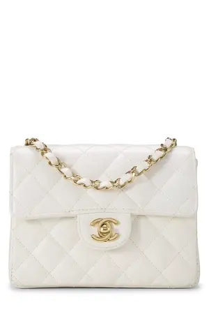 CHANEL Quilted Caviar Half Flap Mini