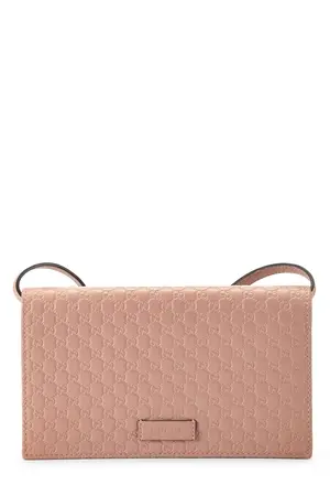Gucci Microssima Wallet On Chain - Pink