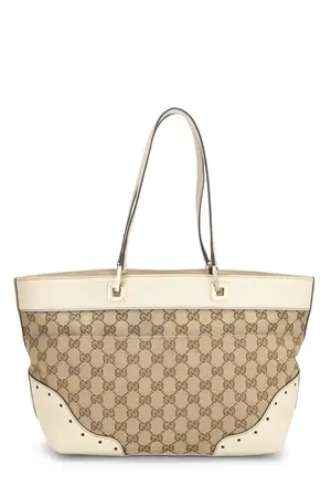 Gucci Original Gg Punch Tote - Beige
