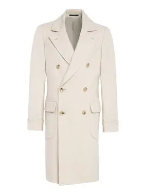 FRANZESE COLLECTION Loden Wool Coat - Beige