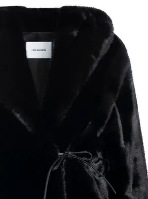 YVES SALOMON Mink Fur Wrap Jacket