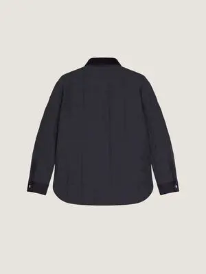 Givenchy Couture Seam Quilted Overshirt Paris Patch