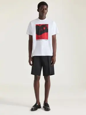 Givenchy Double Pleat Bermuda Shorts