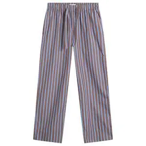 TEKLA Sleep Pant - Chestnut Stripes