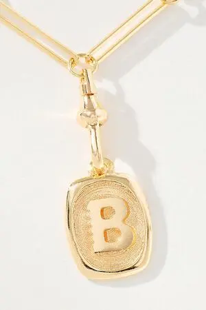 By Anthropologie Monogram Necklaces