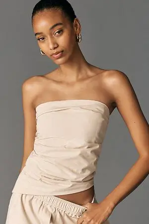 Maeve Strapless Ruched Top