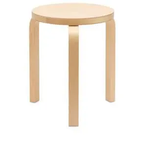ARTEK X Marimekko Stool 60 Seireeni - Solid Birch