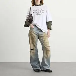 Acne Studios Distressed Baggy Jeans