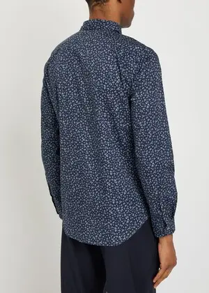Paul Smith Patterned Stretch-cotton Shirt