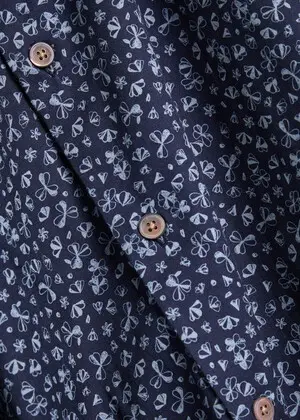 Paul Smith Patterned Stretch-cotton Shirt