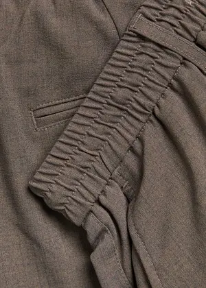LES DEUX Como Drawstring Tapered-leg Woven Trousers