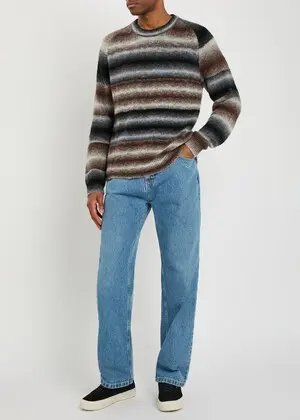 Paul Smith Striped Merino Wool-blend Jumper
